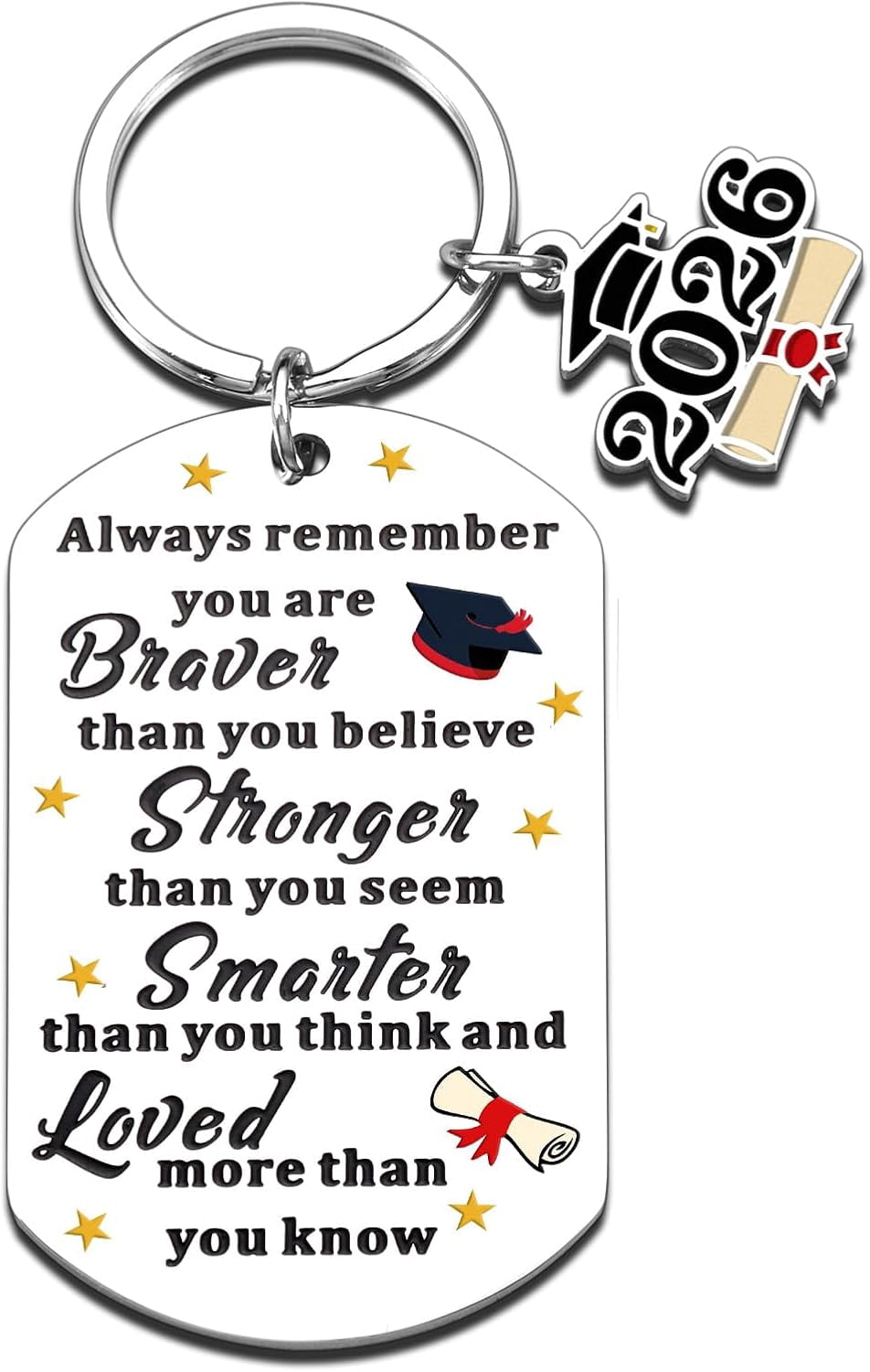 Graduation Gifts for Him Her Keychain, Class of 2026 Graduation Gifts ...