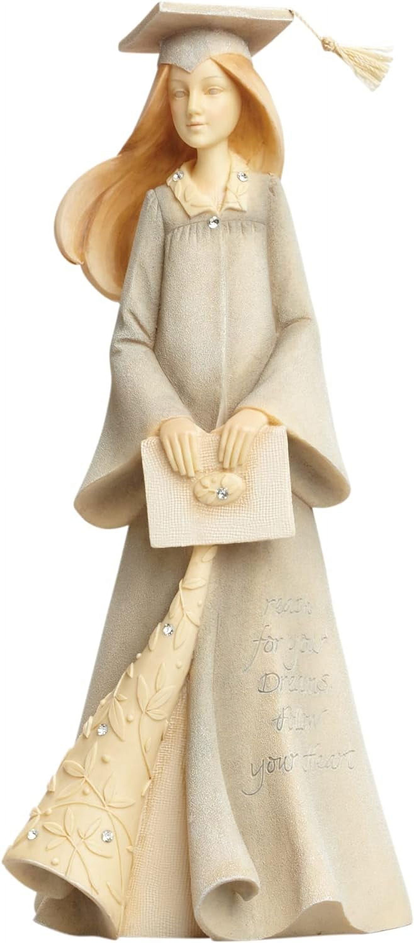 Graduation Girl Stone Resin Figurine, 7.68” - Walmart.com