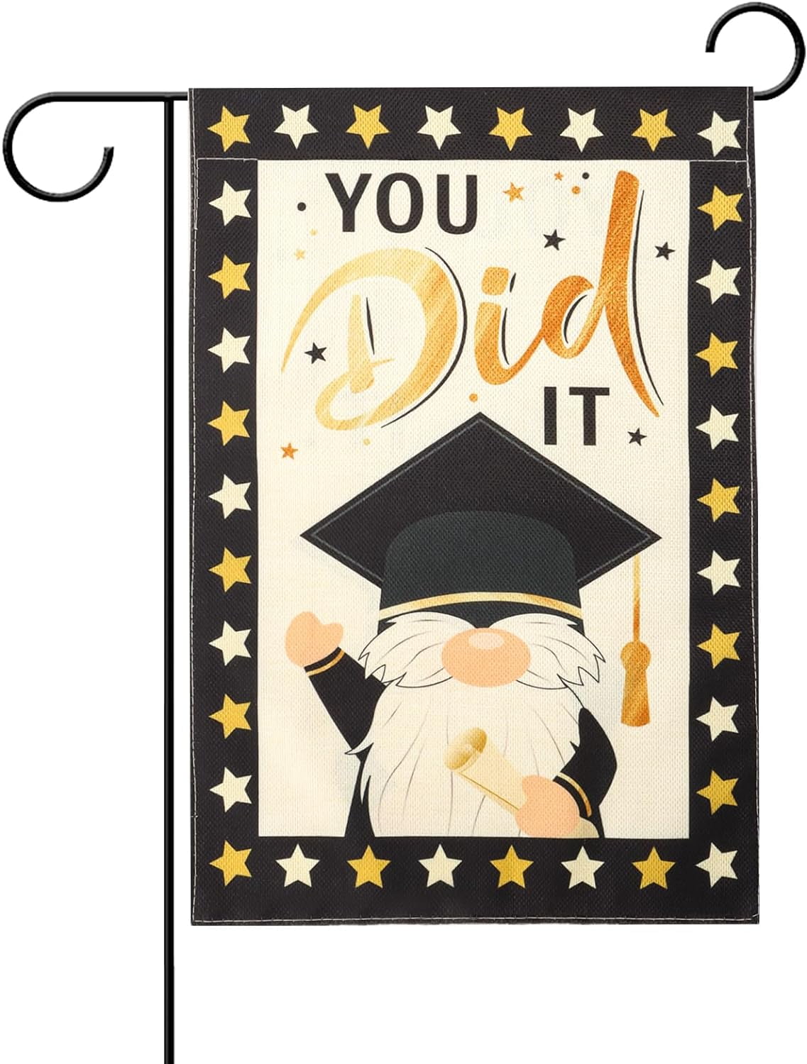Graduation Gnome Garden Flag for Outside Class of 2024 Graduation ...