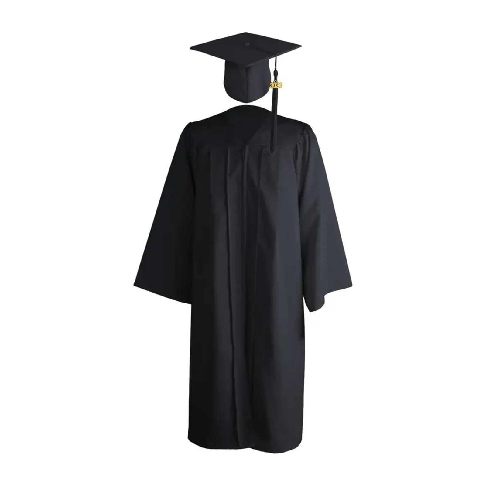 Graduation Gown College School Uniform Clothing Cap Set Unisex Matte ...