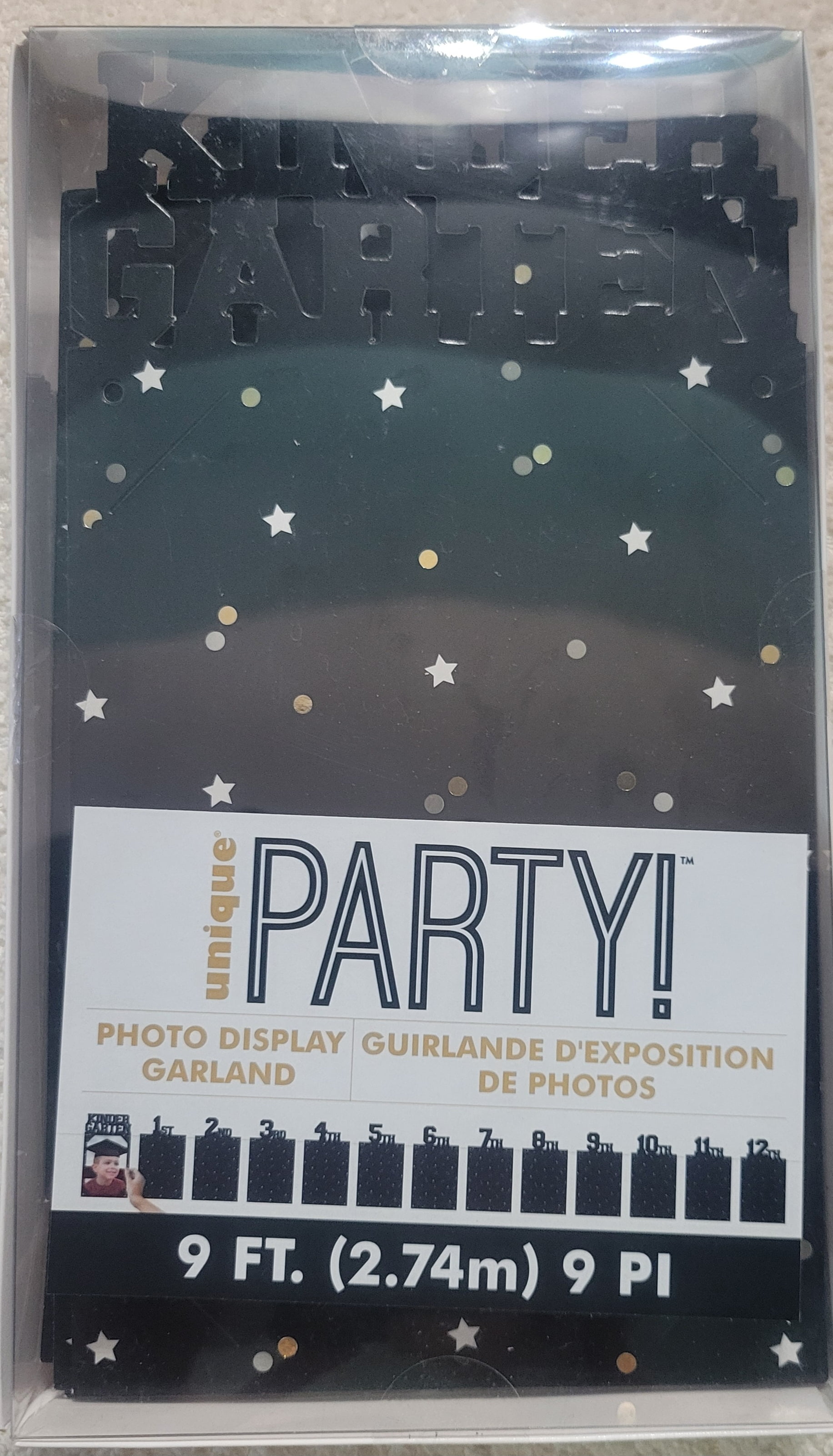 Graduation Grad Unique Party Photo Display Garland k-12 Grade 9ft ...