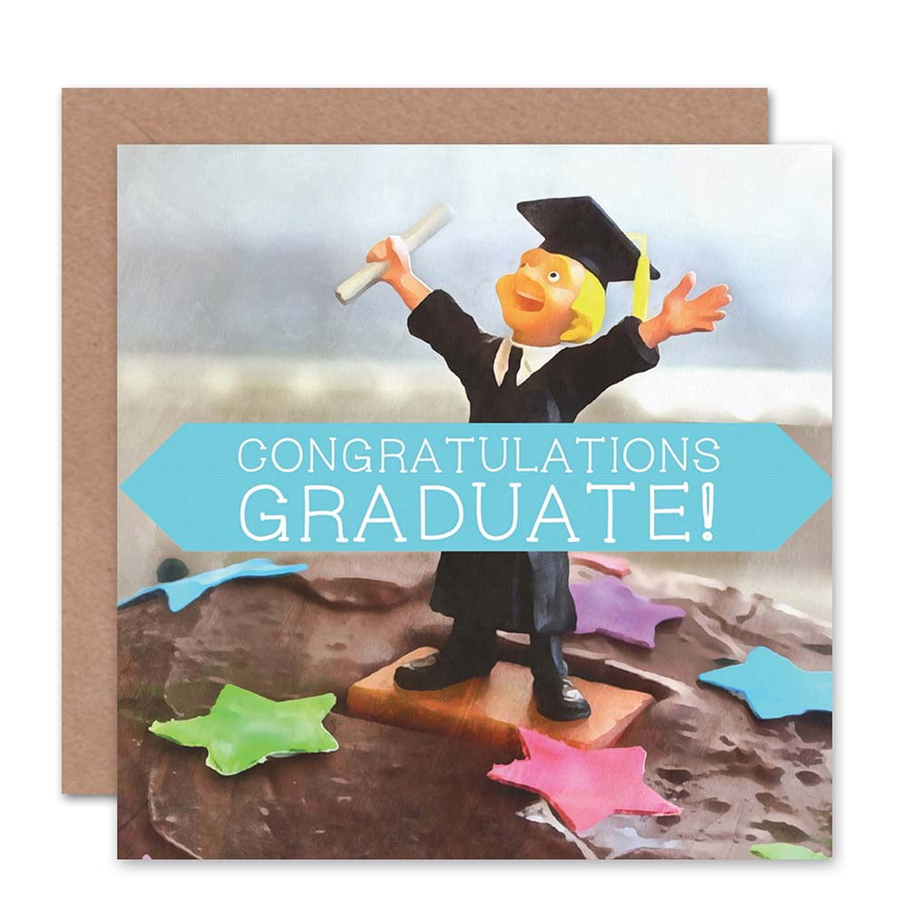Graduation Graduate Congratulations Greetings Card Plus Envelope Blank ...
