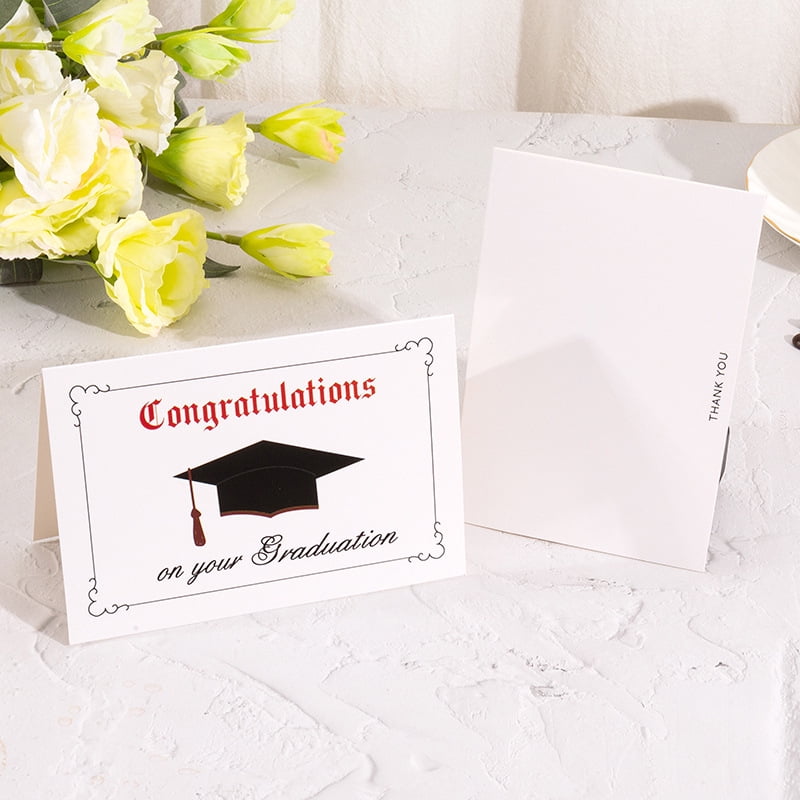 Graduation Greeting Card – "Congratulations on Your Graduation" – Cap ...