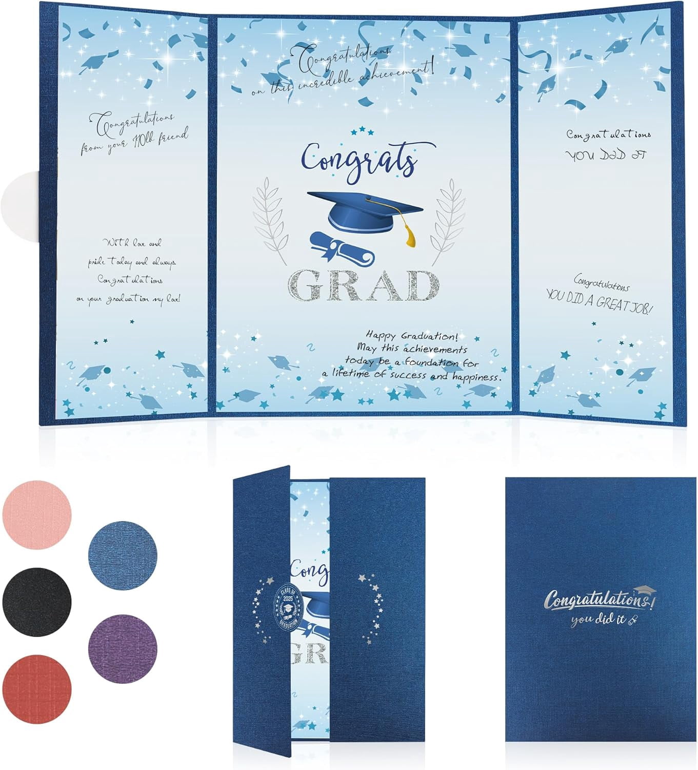Graduation Guest Book 2025 Blue Graduation Decorations Class of 2025 ...