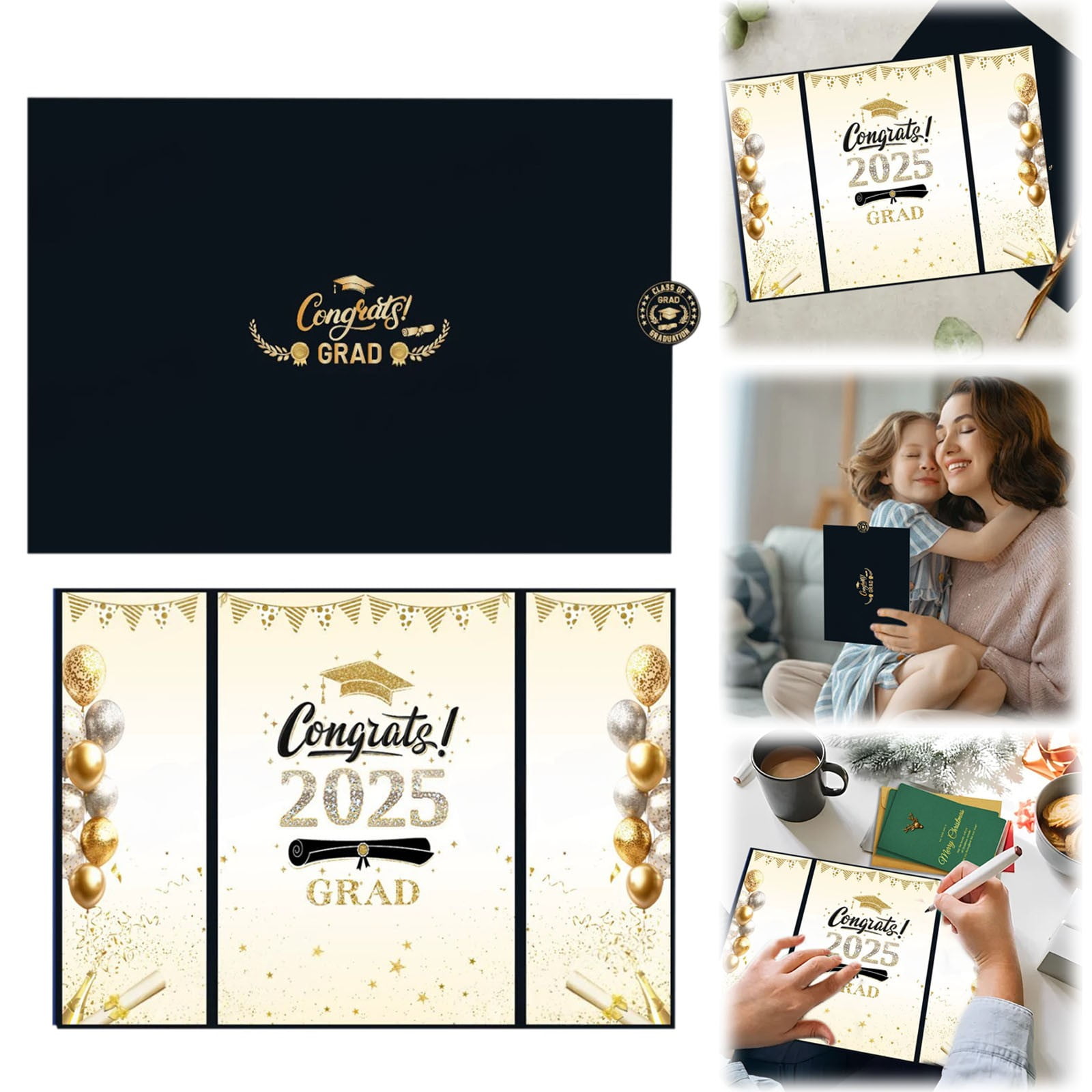 Graduation Guest Book 2025 Graduation Decorations Class Of 2025 Black ...