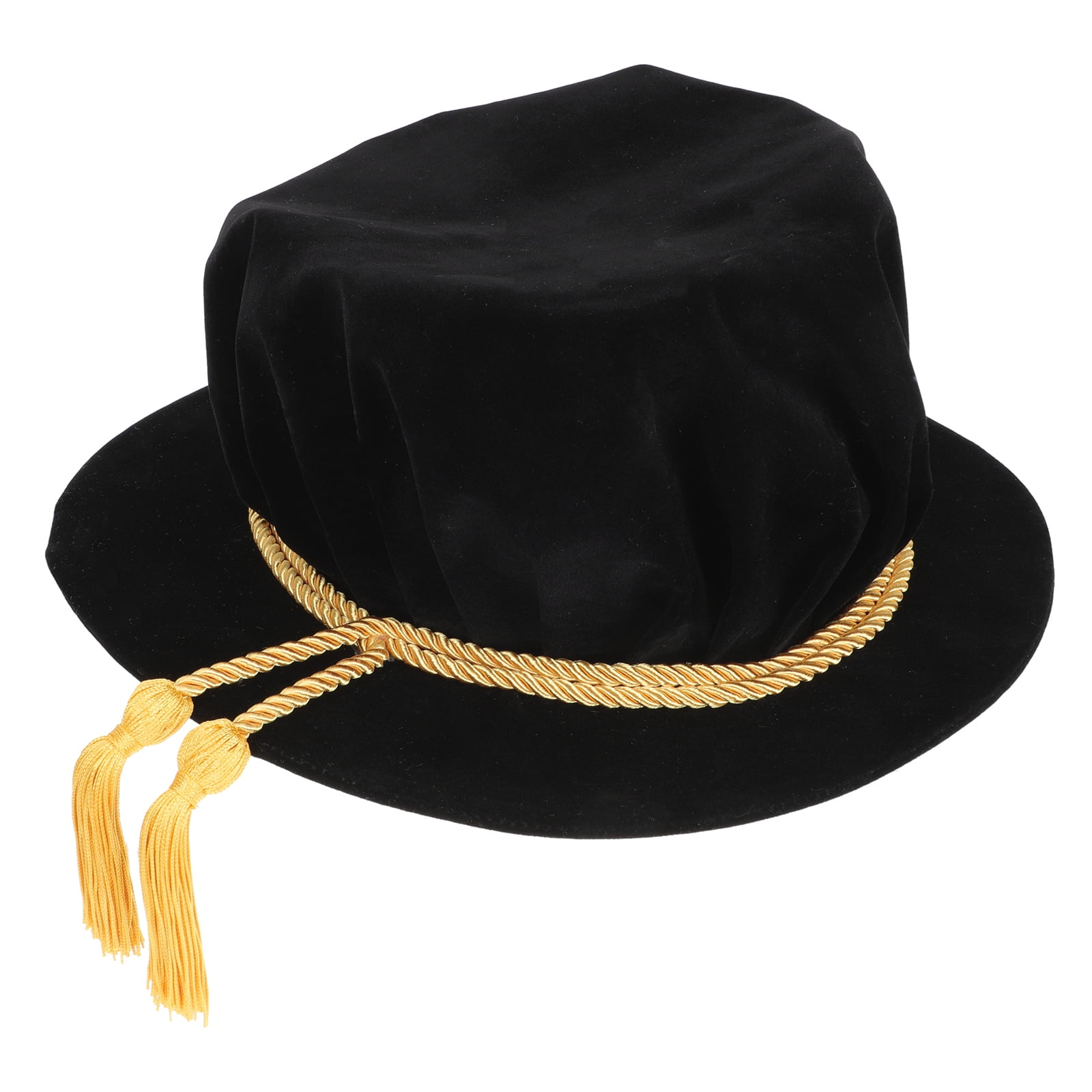 Graduation Hat Caps Black Formal Dress Bucket Woman Summer Photo Prop ...