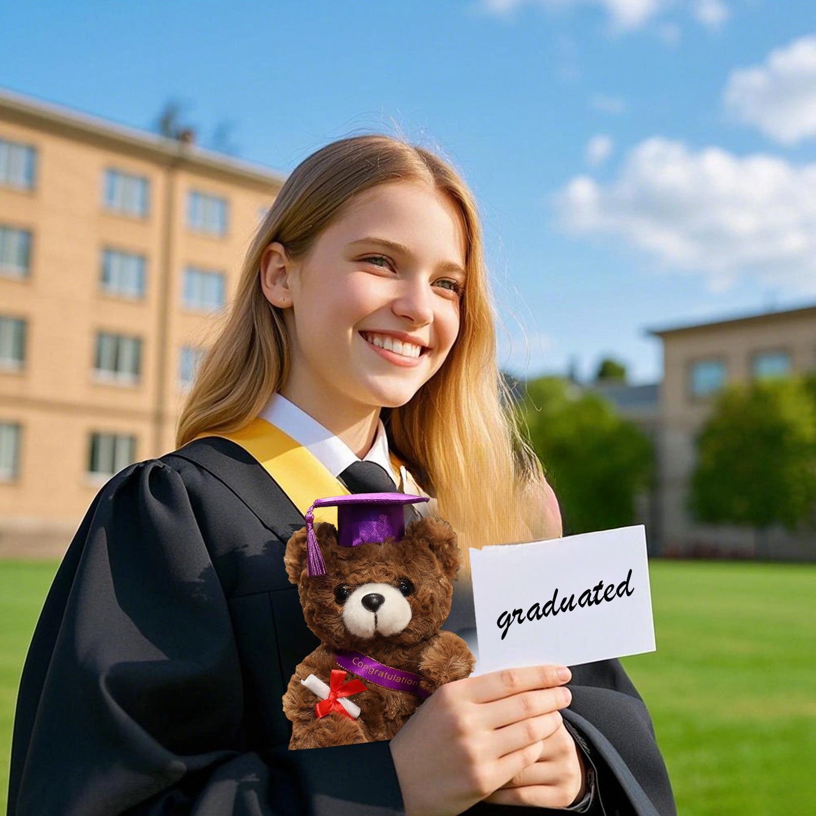 Graduation Hat Doll - Cotton Plush Graduation Souvenir Gift, Soft ...