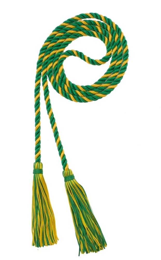 Graduation Honor Cord - KELLY / GOLD - Every School Color Available ...