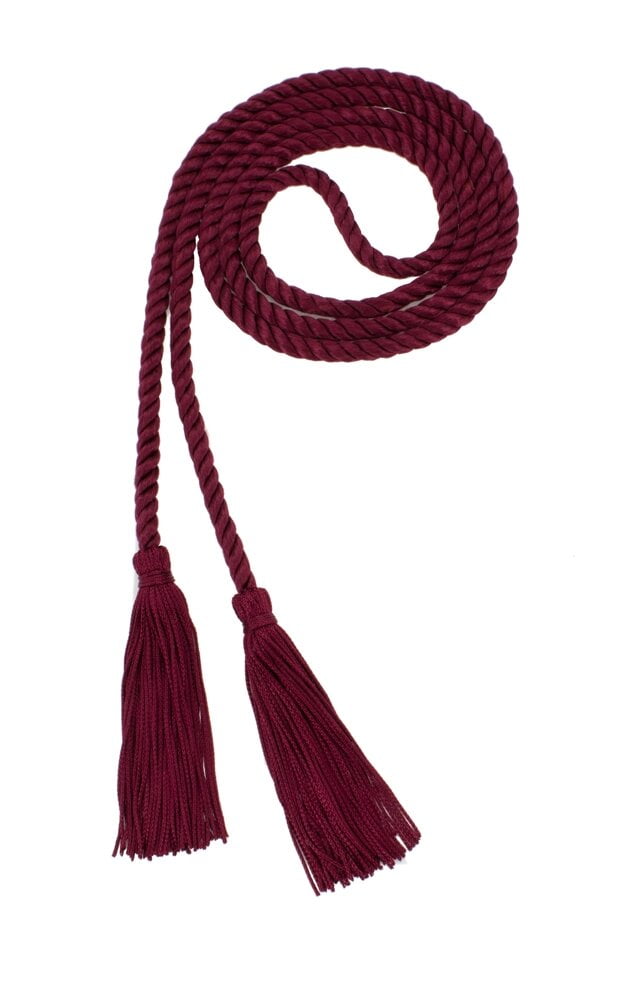 Graduation Honor Cord - MAROON - Every School Color Available - Made in ...