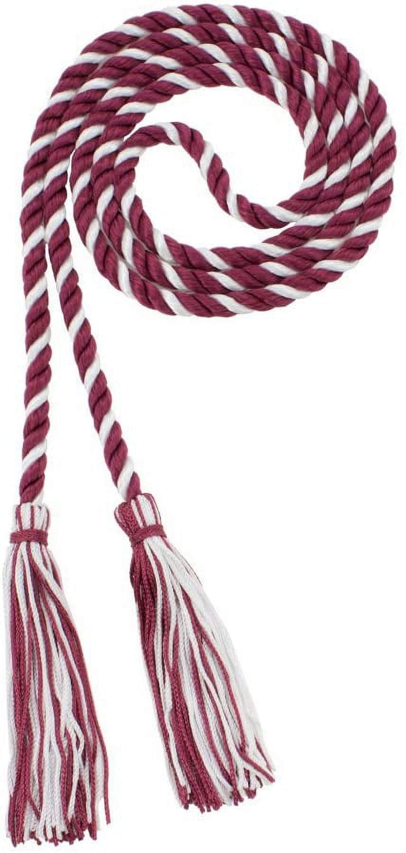Graduation Honor Cord - MAROON / WHITE - Every School Color Available ...