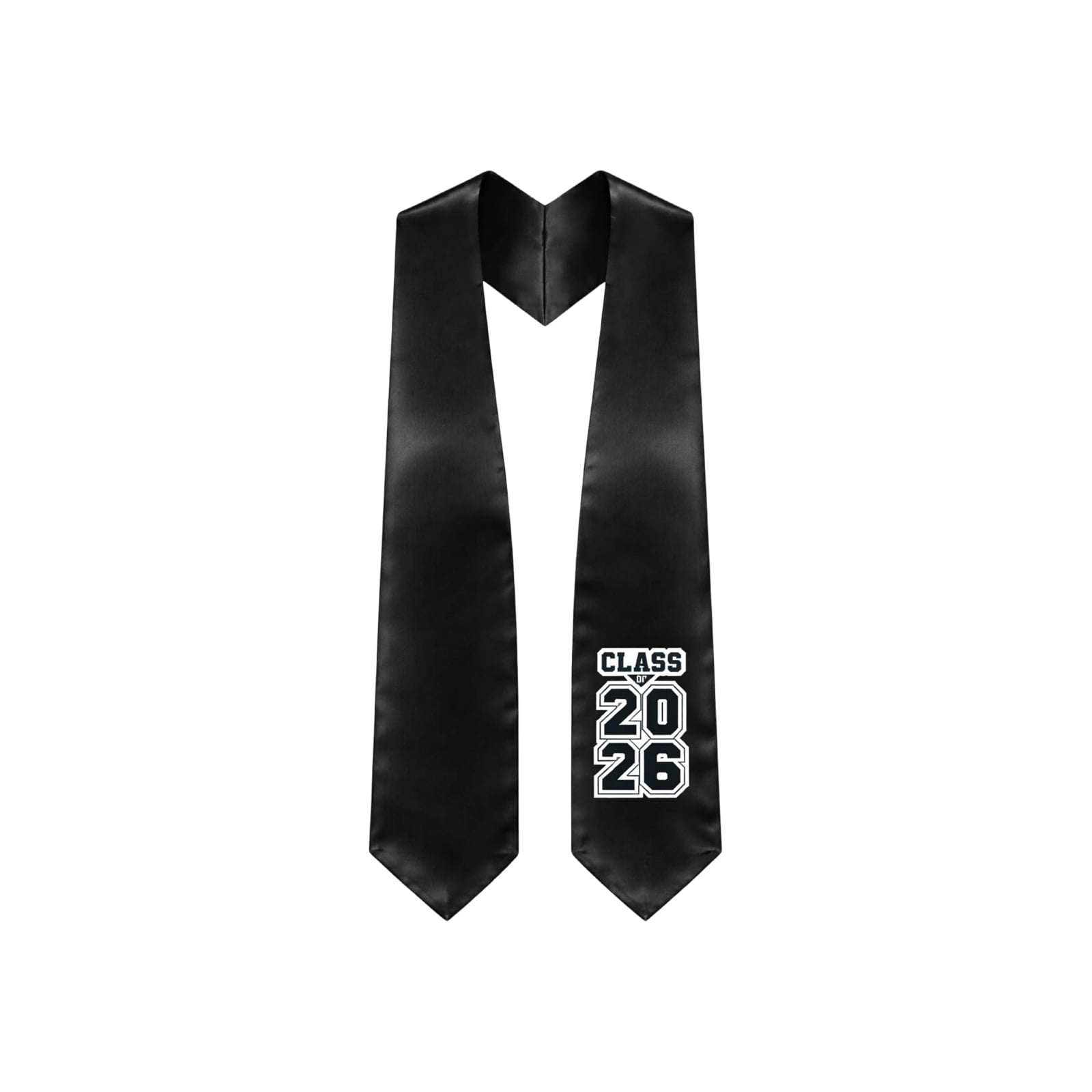 Graduation Honor Stole Plain Satin Sash Unisex Academic Regalia for ...
