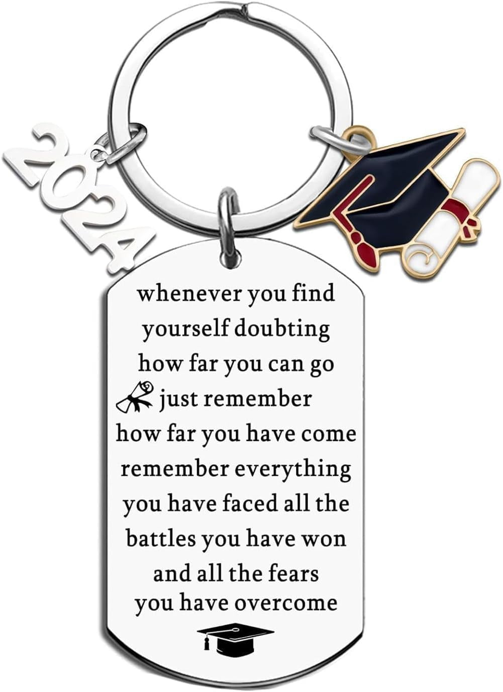 Graduation Keyring Inspirational Gifts Class of 2024 Gifts for Boys ...