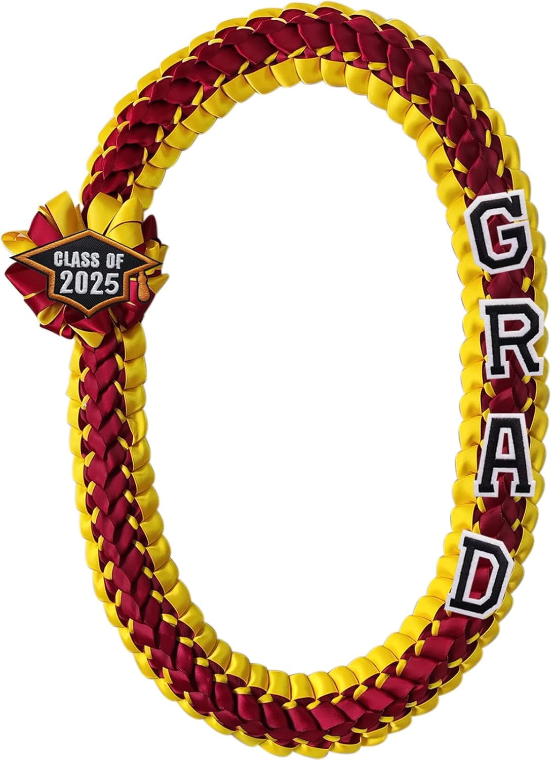 Graduation Leis 2025 Graduation Ribbon Lei Double Braided Necklace ...