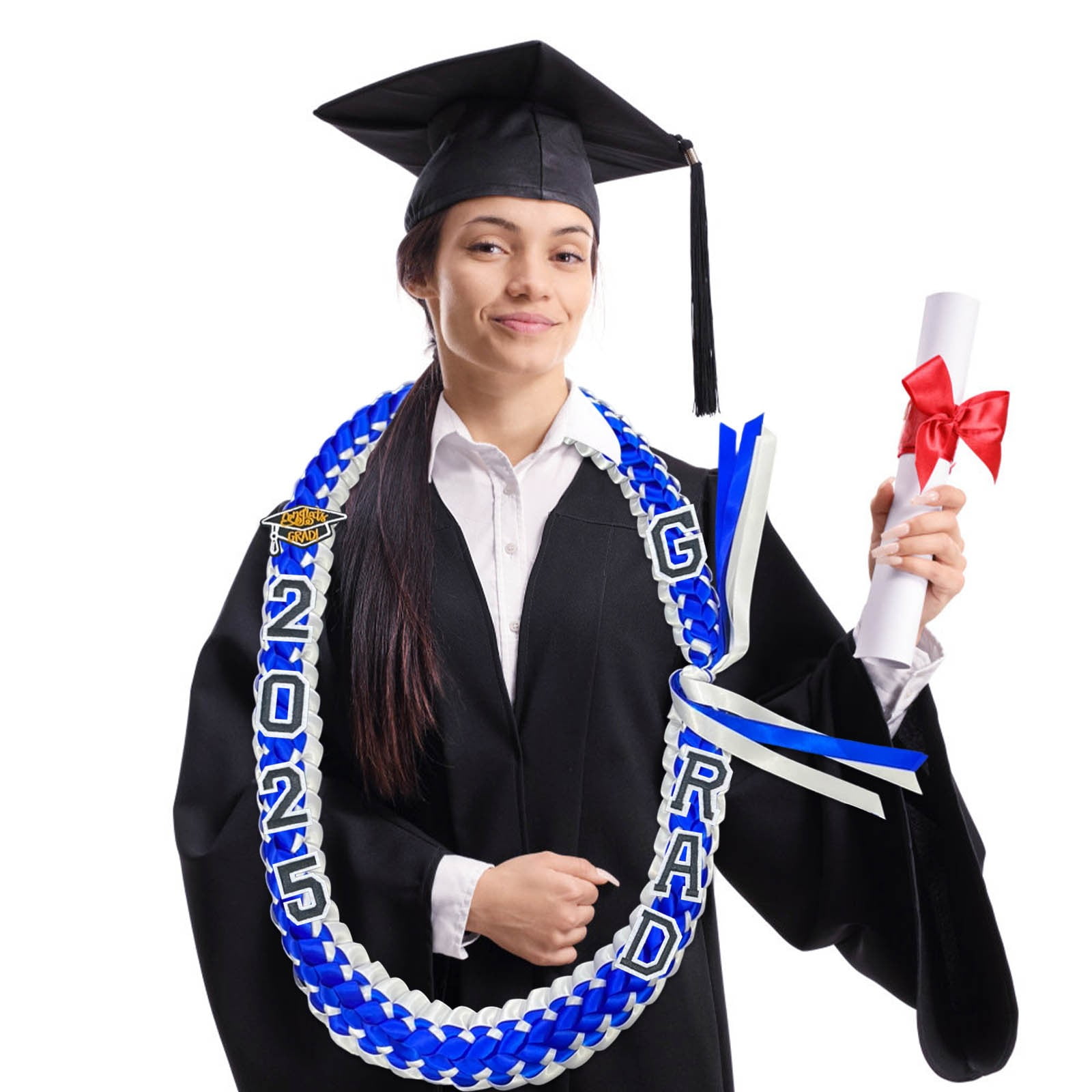 Graduation Leis 2025 Set,2025 Graduation Honor Ribbon Leis with Honor ...