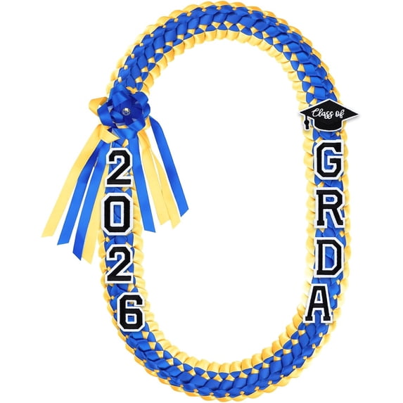 Graduation Leis 2026 Money Ribbon Lei Necklace, Braided Graduation Lei ...