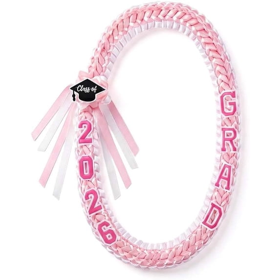 Graduation Leis Class of 2026, Ribbon Leis Necklace, Handmade Grad ...