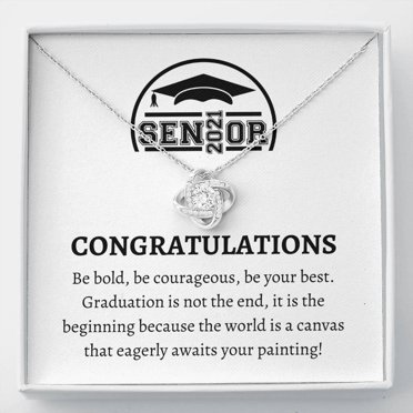 Daughter, Never Forget Love Knot Necklace, Graduation, Birthday Gift ...