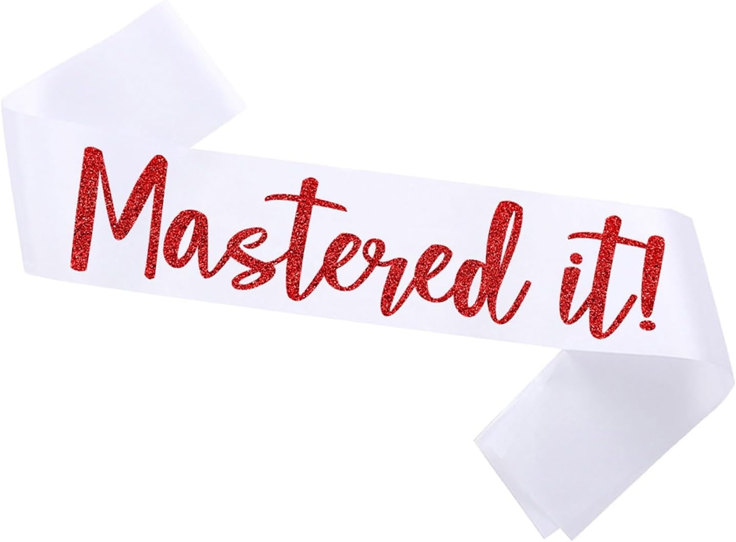 Graduation Mastered It Sash Class Of 2025 Glitter Satin Sash For ...