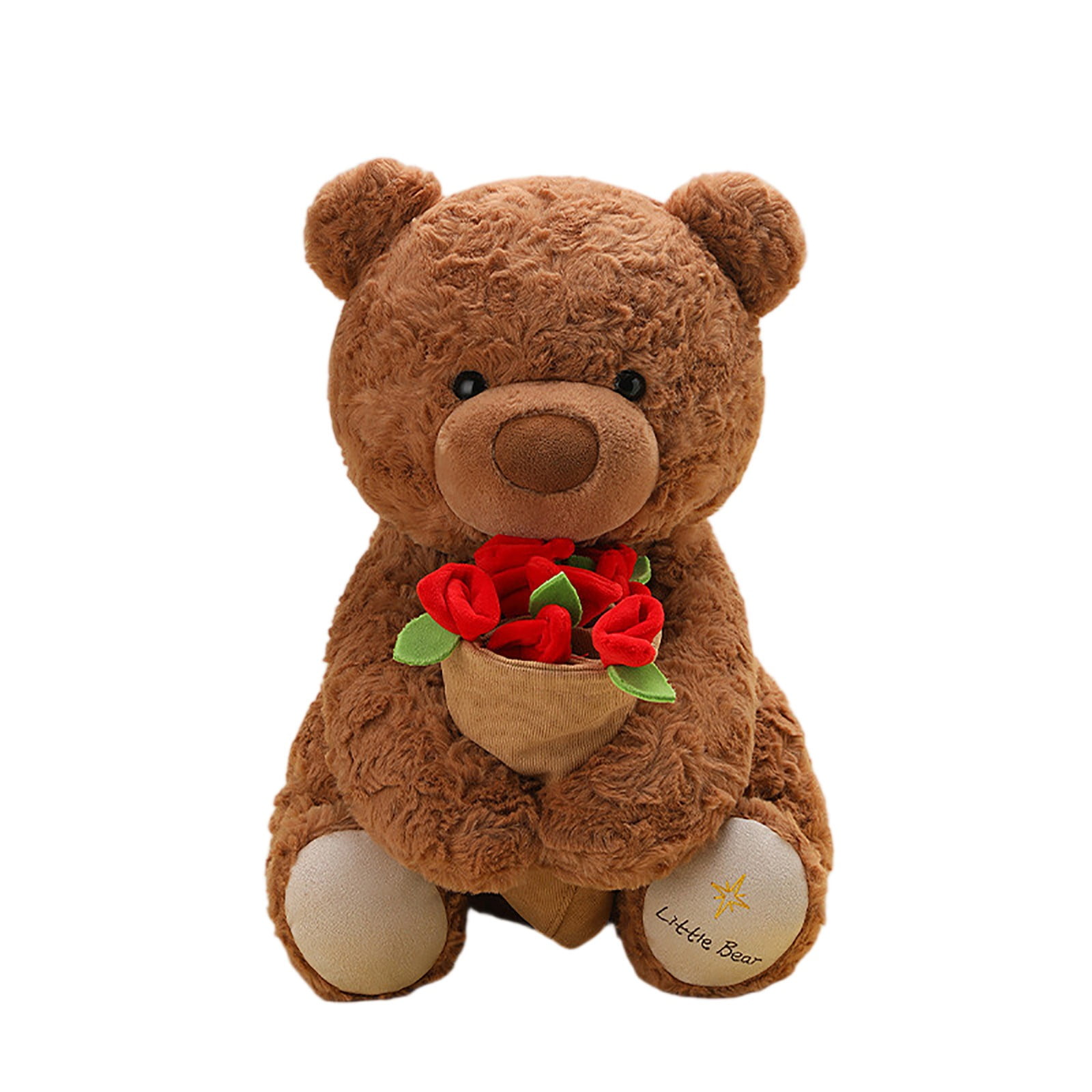 Graduation Medium Brown Class of 2025 - Graduation Bear with Flower ...