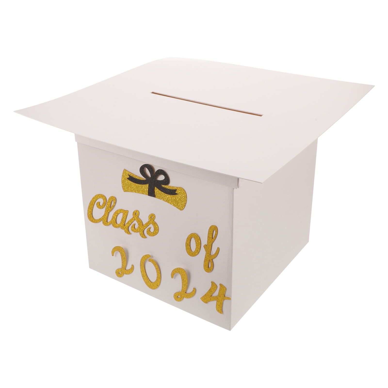 Graduation Message Box Card Boxes for Parties Party Supply Giftcard Cap ...