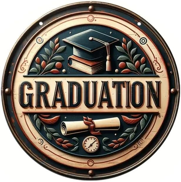 Graduation Metal Tin Sign are Poster Wall Decor New 8"x8" - Walmart.com