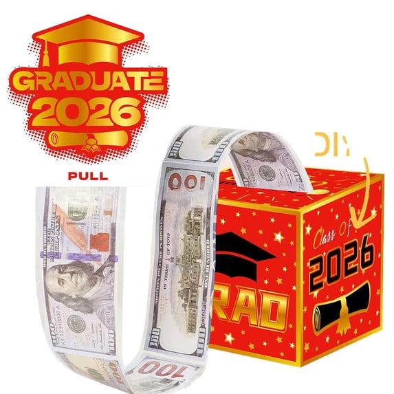 Graduation Money Box For Cash Gift, Graduation Surprise Money For Cash ...
