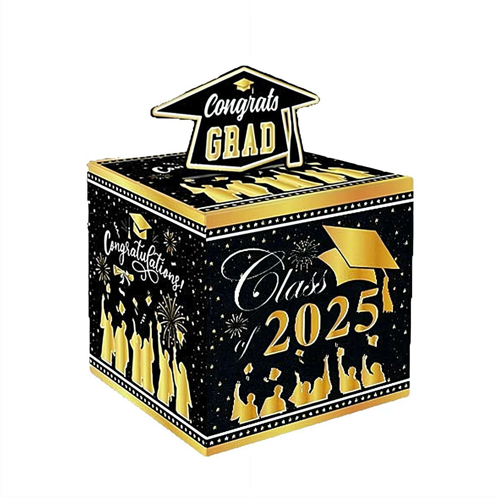 Graduation Money Box for Cash Gift Pull 2025, Congrats Grad Surprise ...