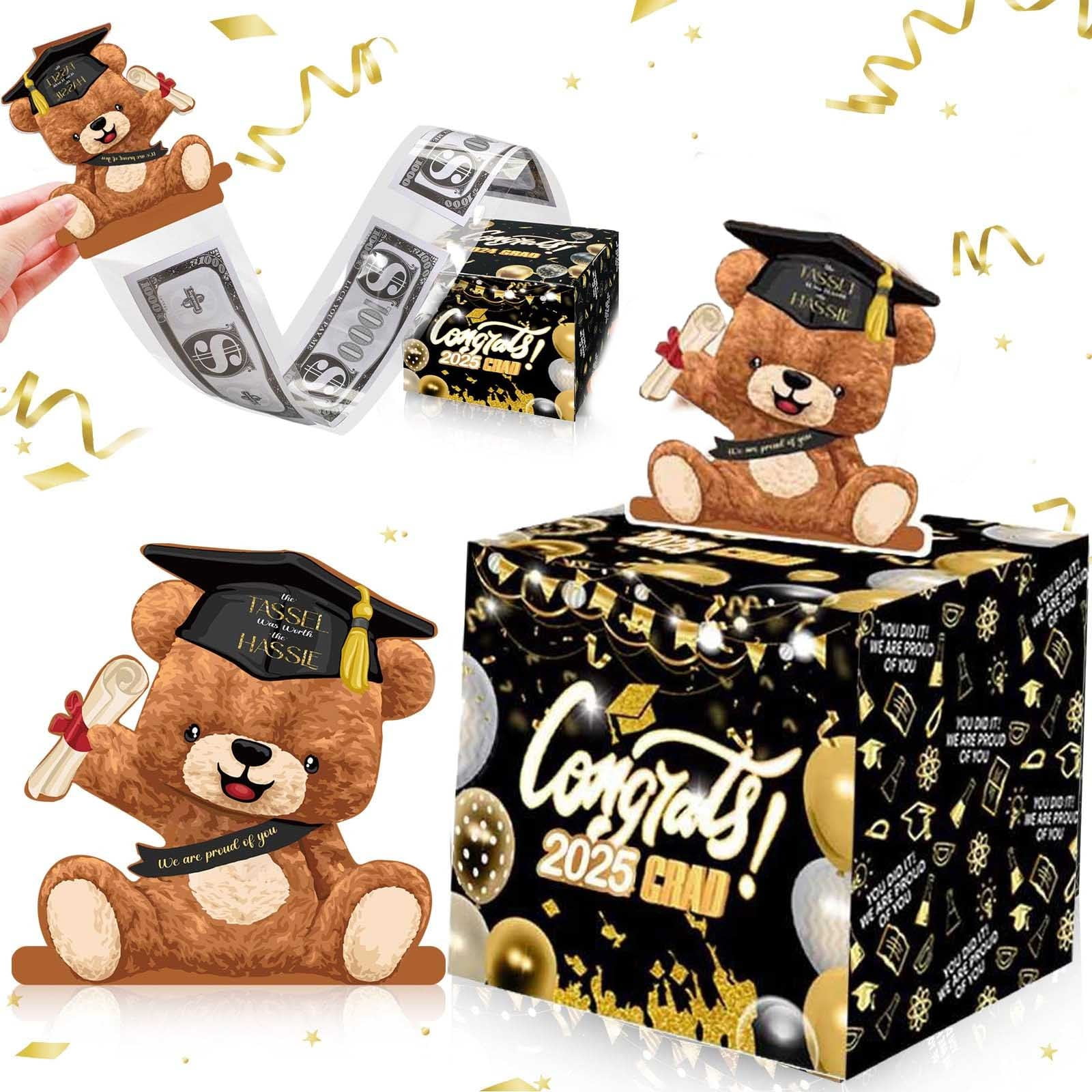 Graduation Money Draw Box | Exquisite Craftsmanship - Graduation Cap ...