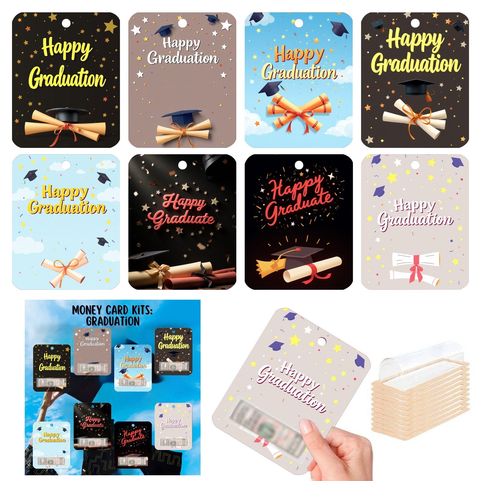 Graduation Money Holder 2025, Graduation Card Graduation Card Clip ...
