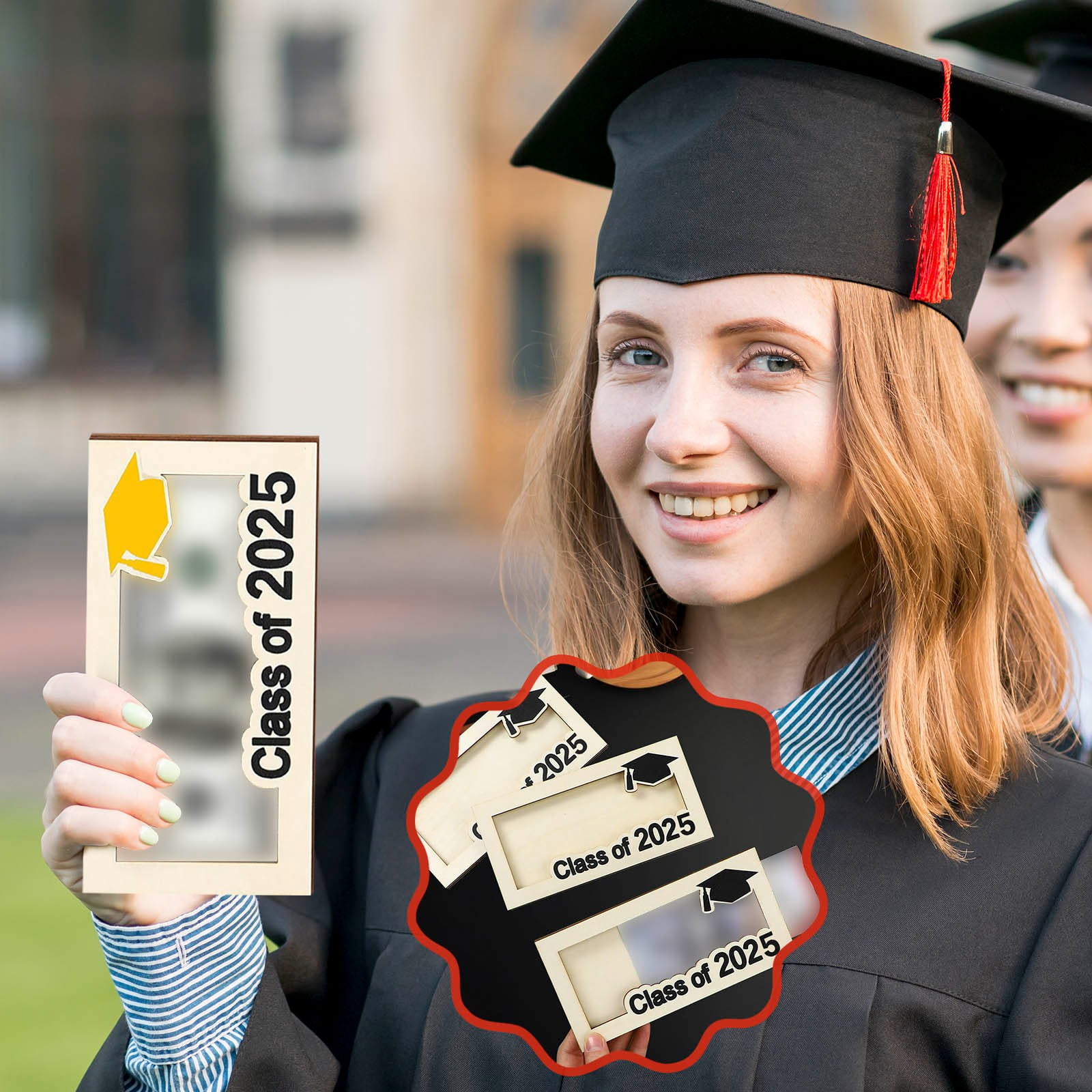 Graduation Money Holder, Wooden Graduation Season Wallet Cash Clip ...