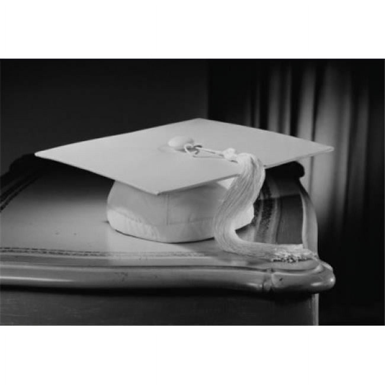 Graduation Mortar Board On Bedside Table Poster Print 18 X 24 In