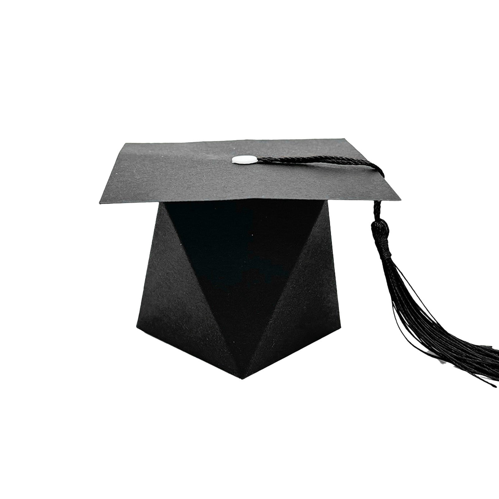 Graduation Mortarboard Candy Box, Paper Cap Gift Box with Tassel for ...
