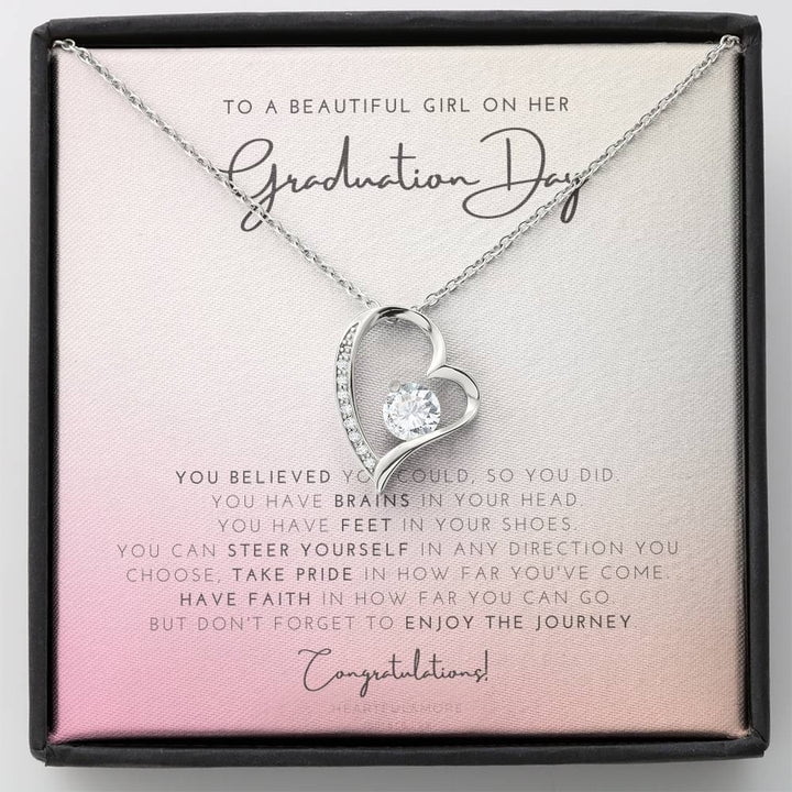 Graduation Necklace Gift - You Believed You Could So You Did - College ...