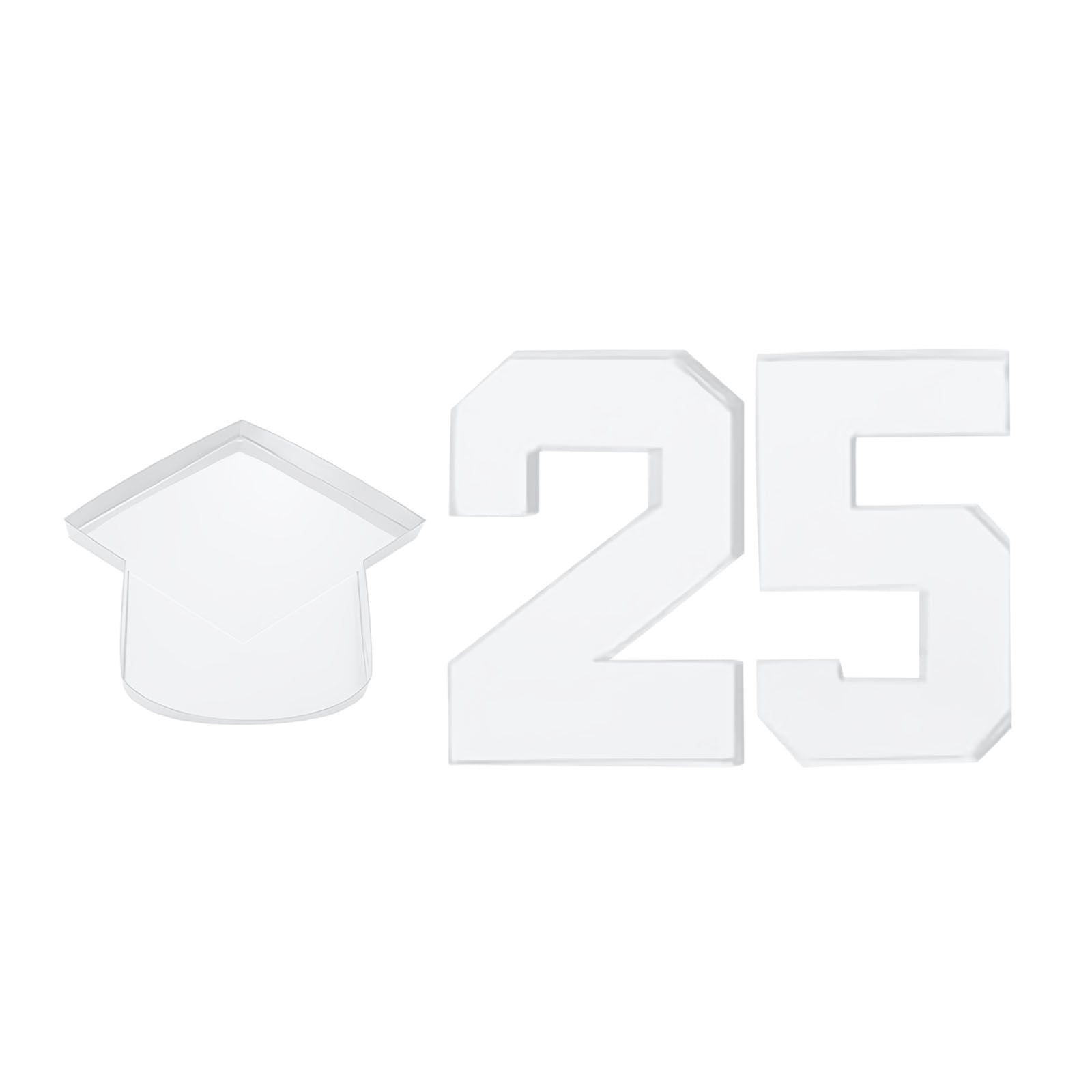 Graduation Number Charcuterie Board Box Decorations 2025 10in Grad ...