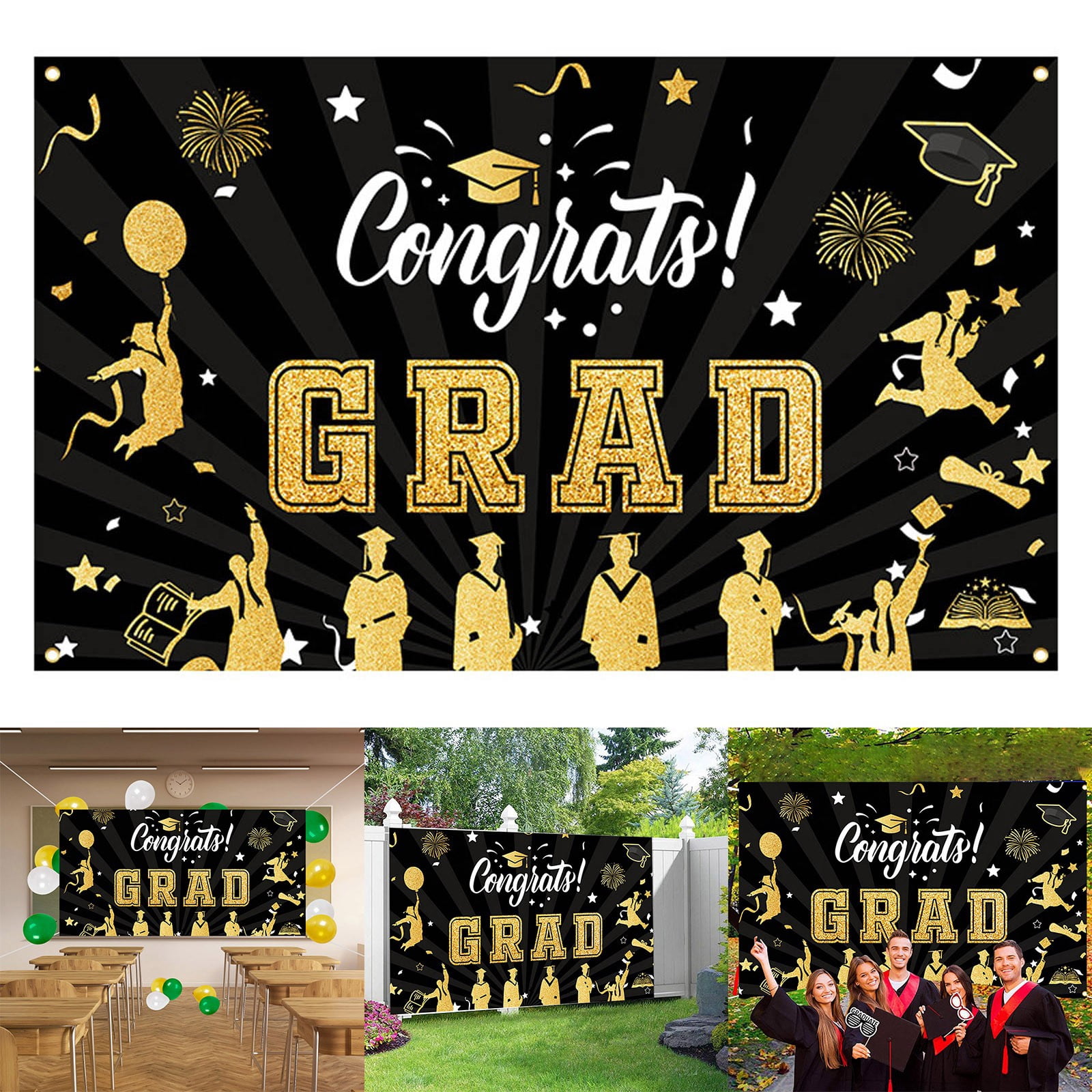 Graduation Ornaments Class of 2026 Graduation Banner for Photo Booth ...