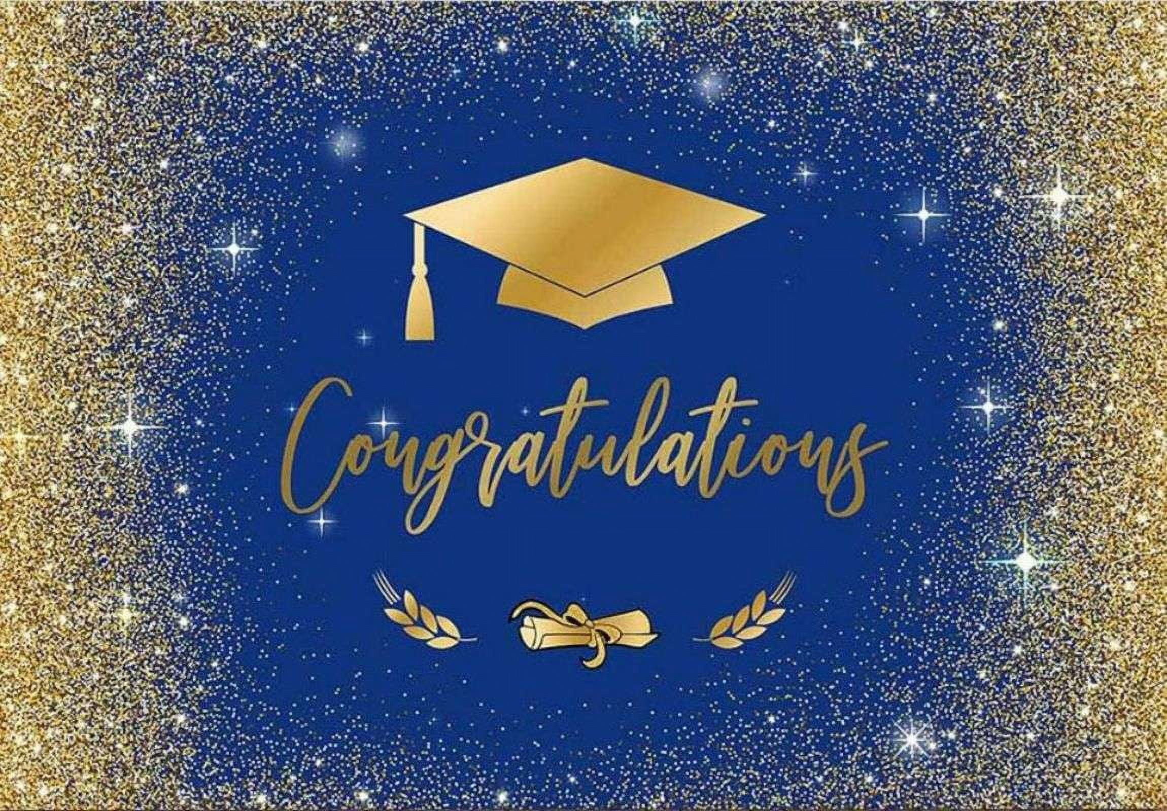 Graduation Party Backdrop Banner ration Congrats Sign Banner ...