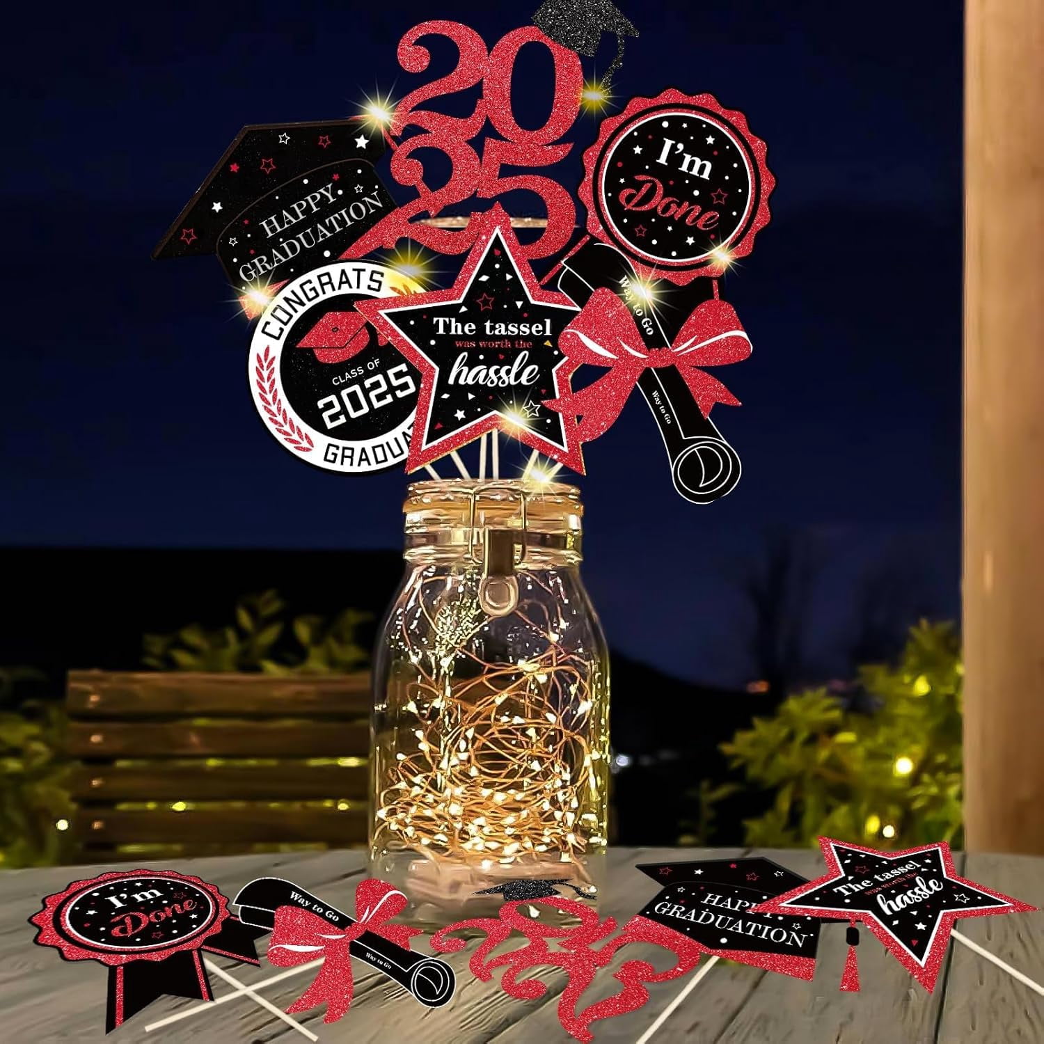 Graduation Party Centerpieces Decorations for Tables Class of 2025 ...