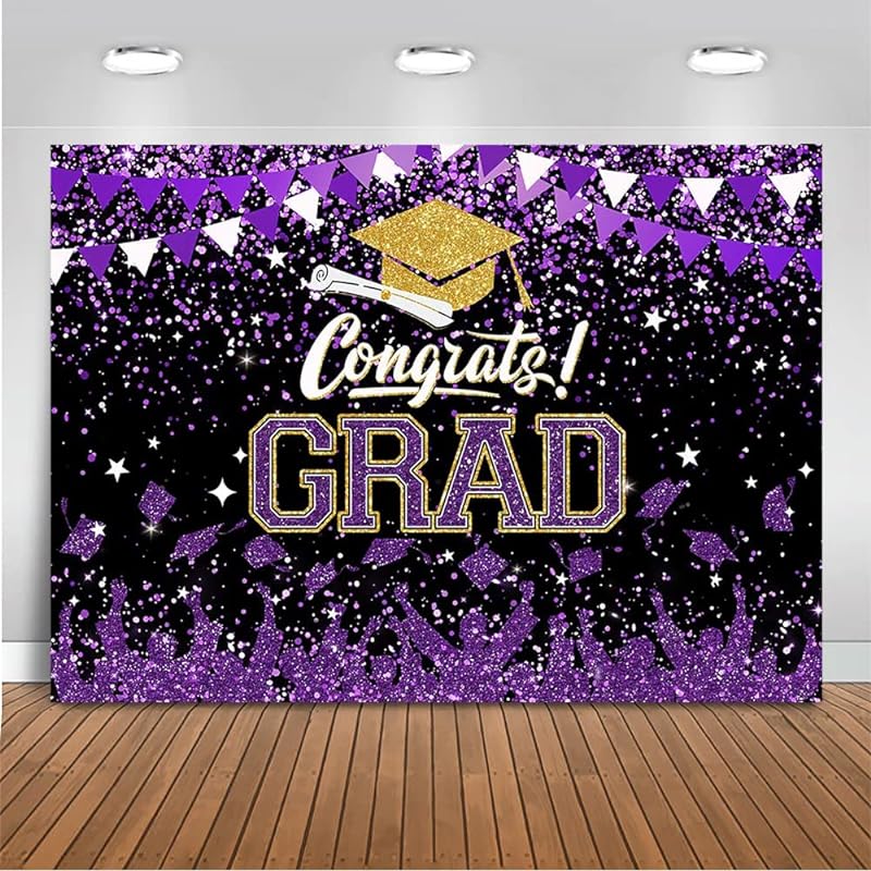 Graduation Party Decorations 2024 Congrats Grad Backdrops for ...