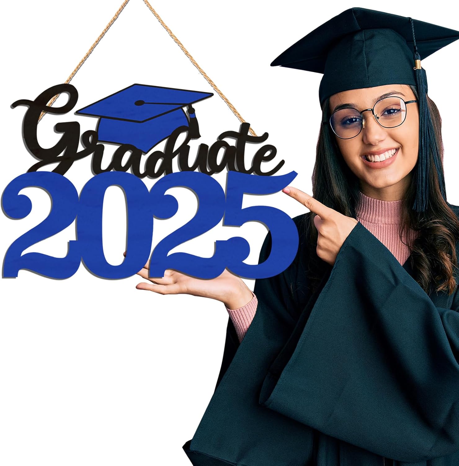 Graduation Party Decorations - 2025 Graduation Wooden Sign Class of ...