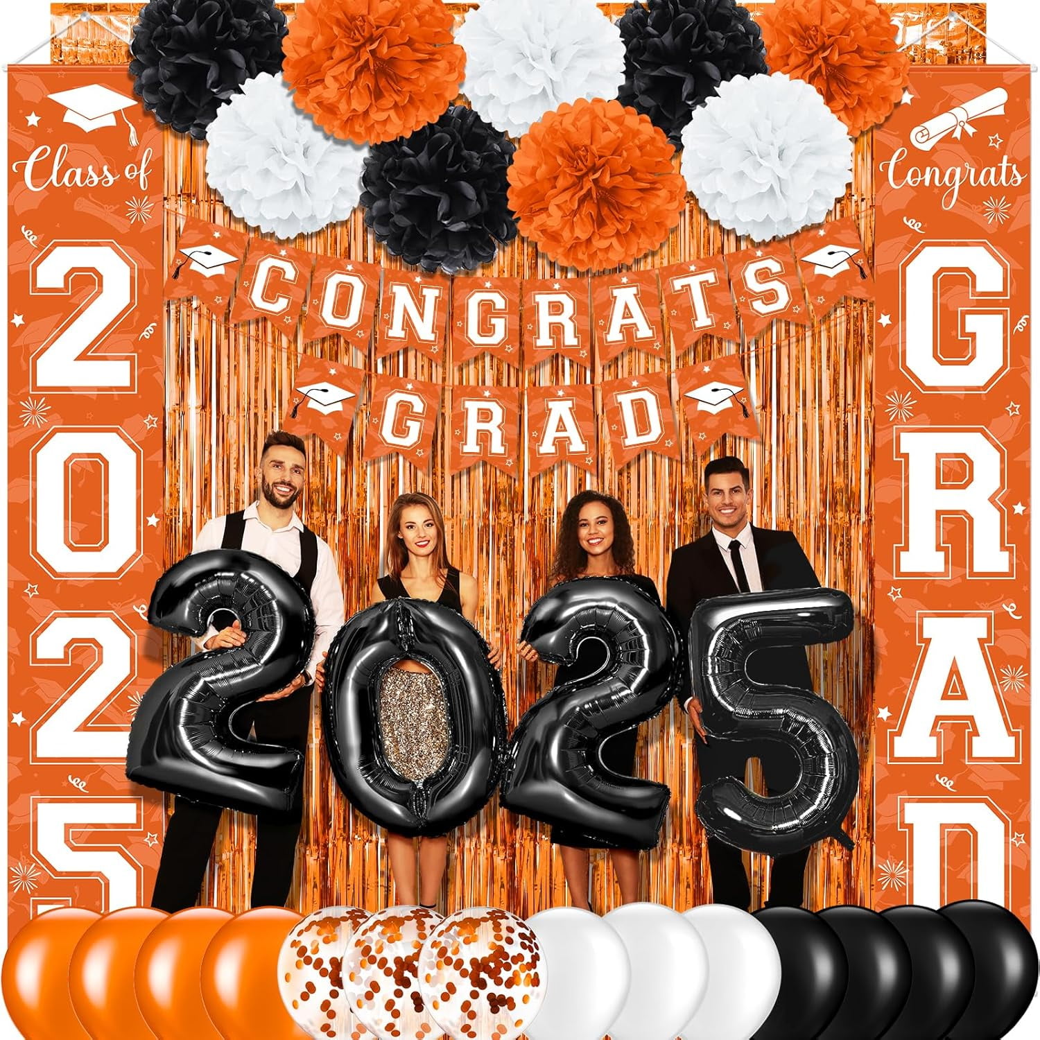 Graduation Party Decorations Class of 2025, Graduation Decorations with ...
