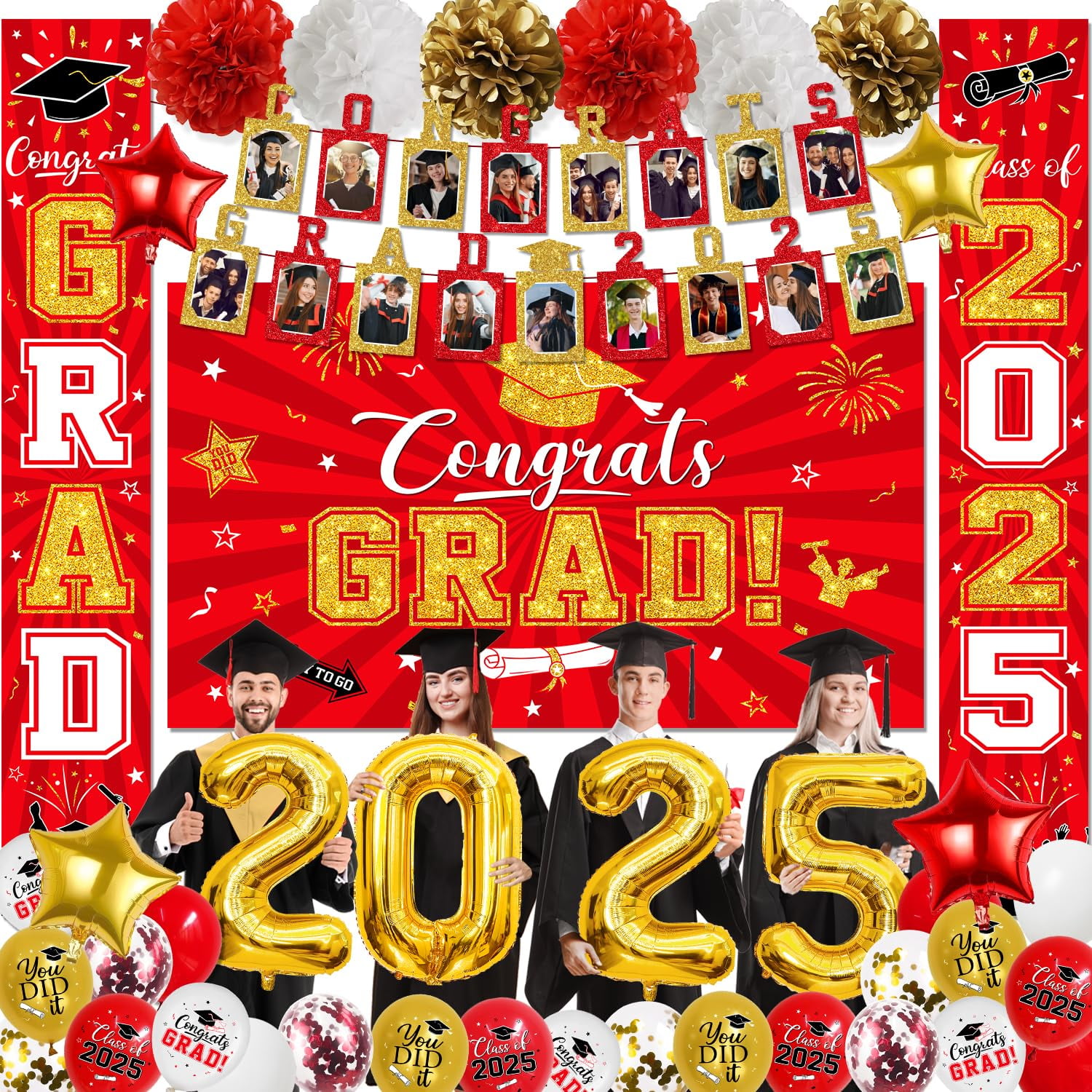 Graduation Party Decorations Class IFF17 of 2025 Graduation Party ...