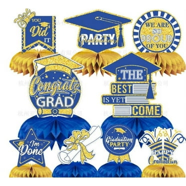Cheers US 4pcs/set 2022 Graduation Glitter Centerpieces Graduation ...