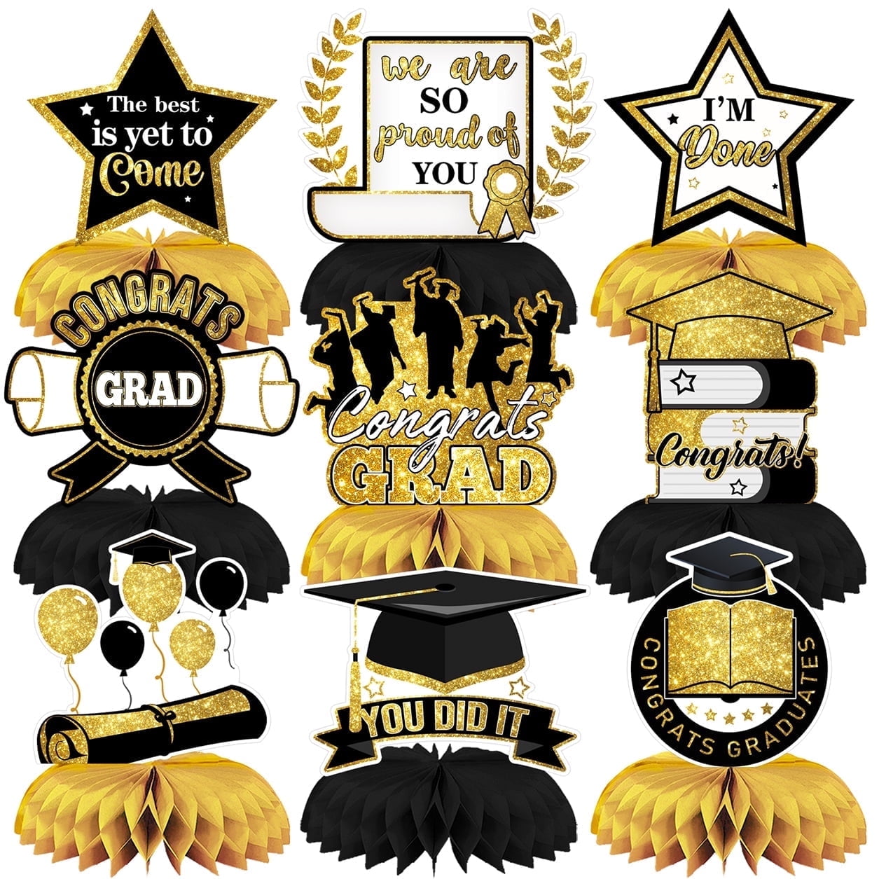 Walmart Graduation Party Decorations, Congrats Grad Table Centerpiece ...