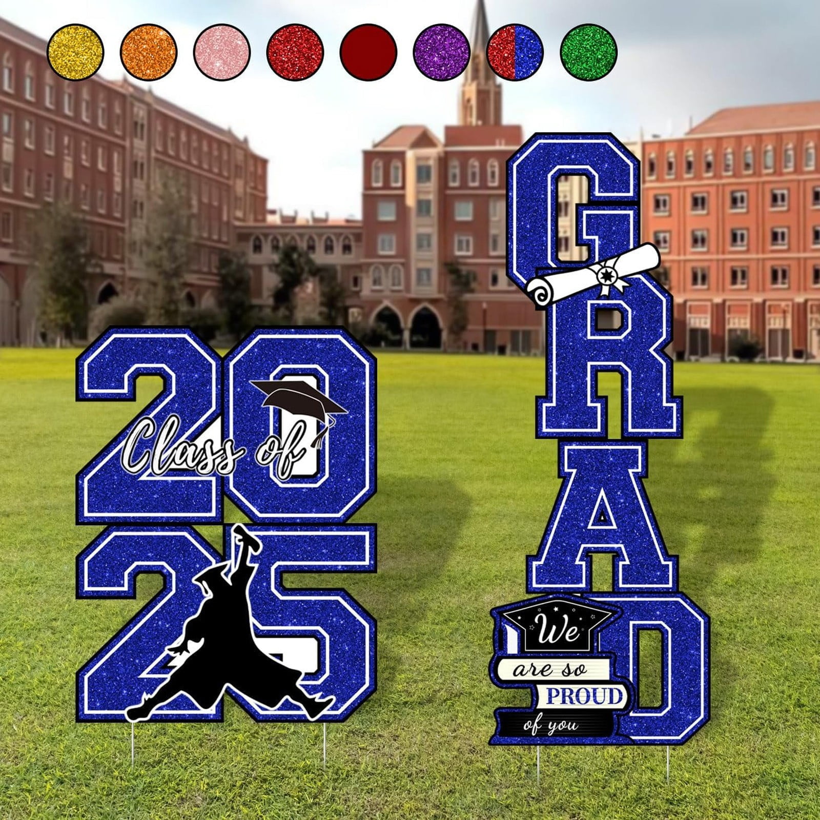 Graduation Party Decorations Congrats Graduate GRAD Letter, 33 Inch ...