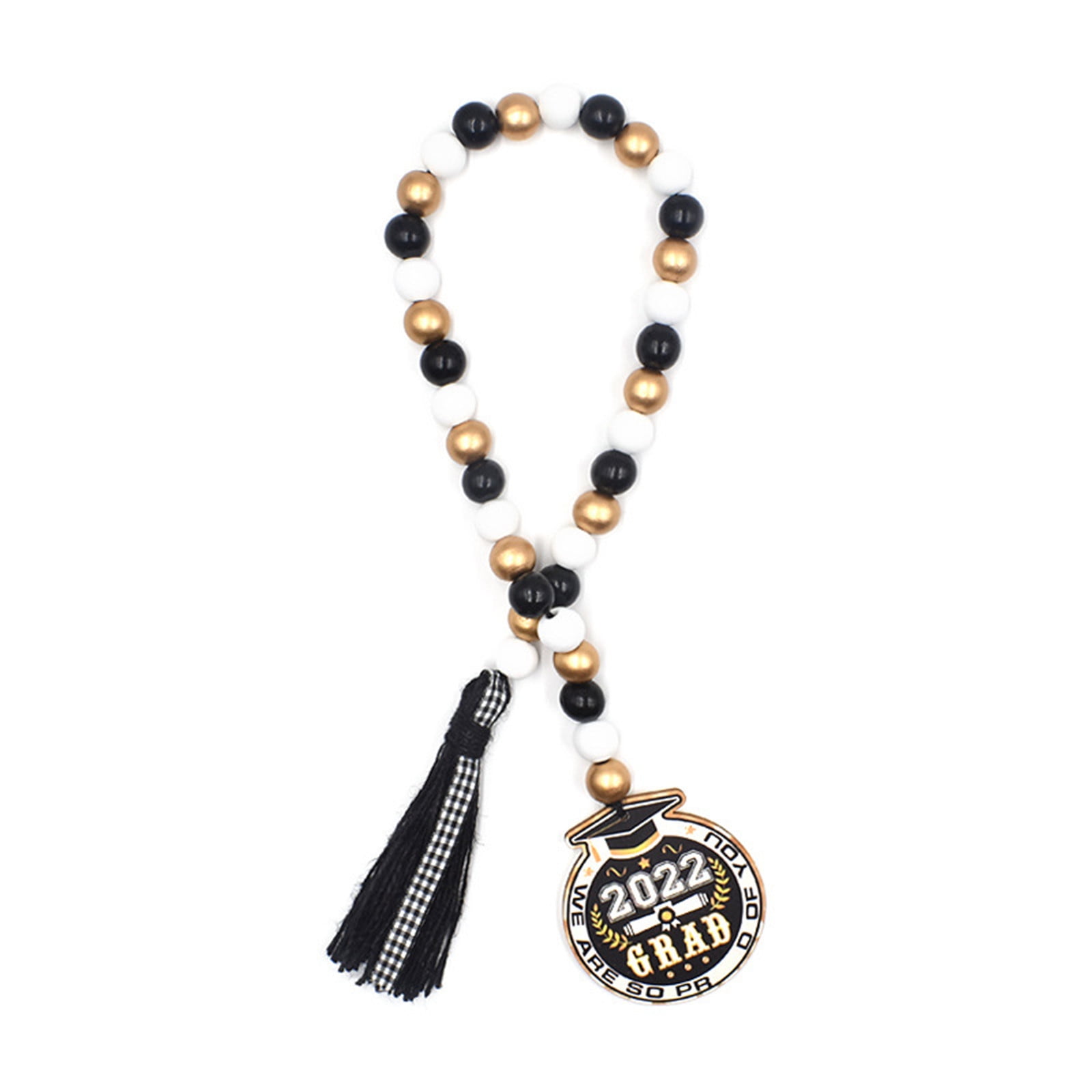 Graduation Party Decorations, Graduation Season Tassel Wood Bead String ...