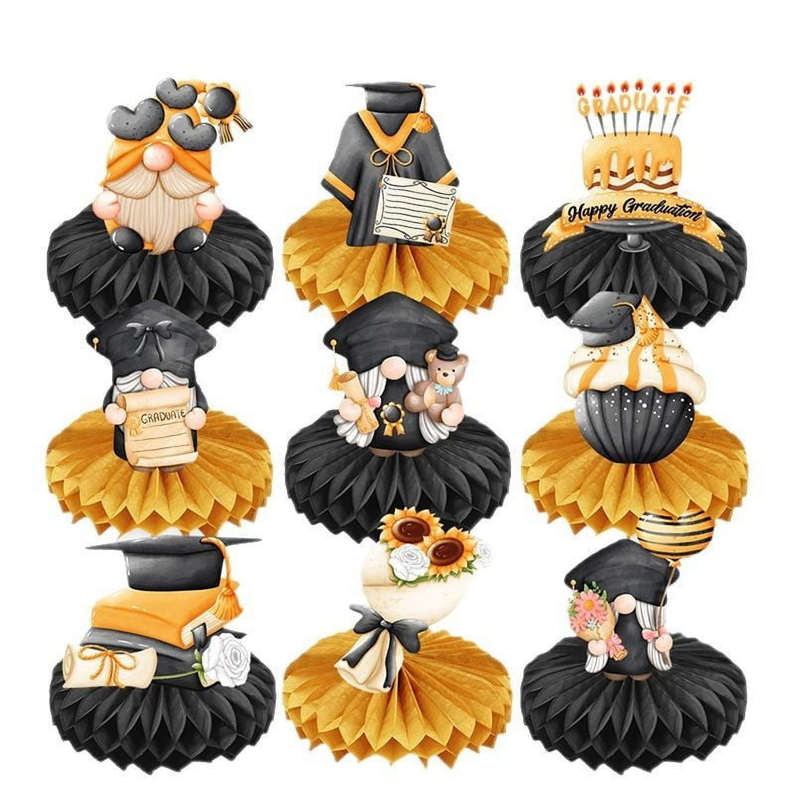 Graduation Party Decorations Set Honeycomb Centerpieces For Graduation ...