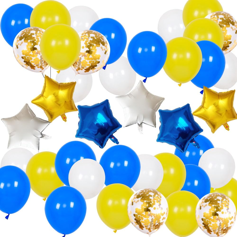 Graduation Party Decorations ZS23 Blue and Yellow Graduation ...