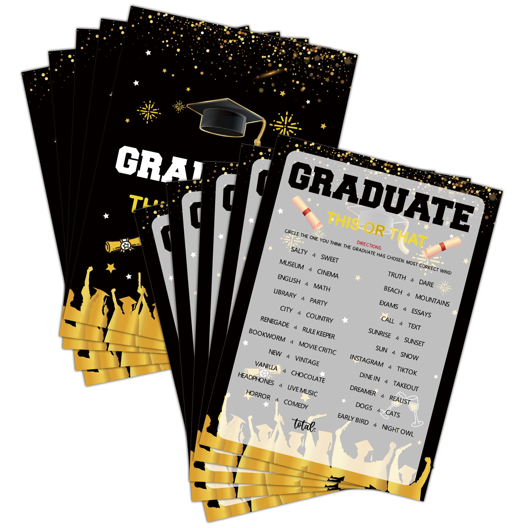 Graduation Party Games - SSF20 This Or That Game for The Graduate ...