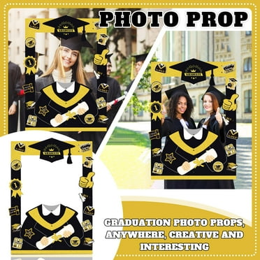 Big Dot of Happiness -10-Piece Kid's Graduation Photo Booth Props ...