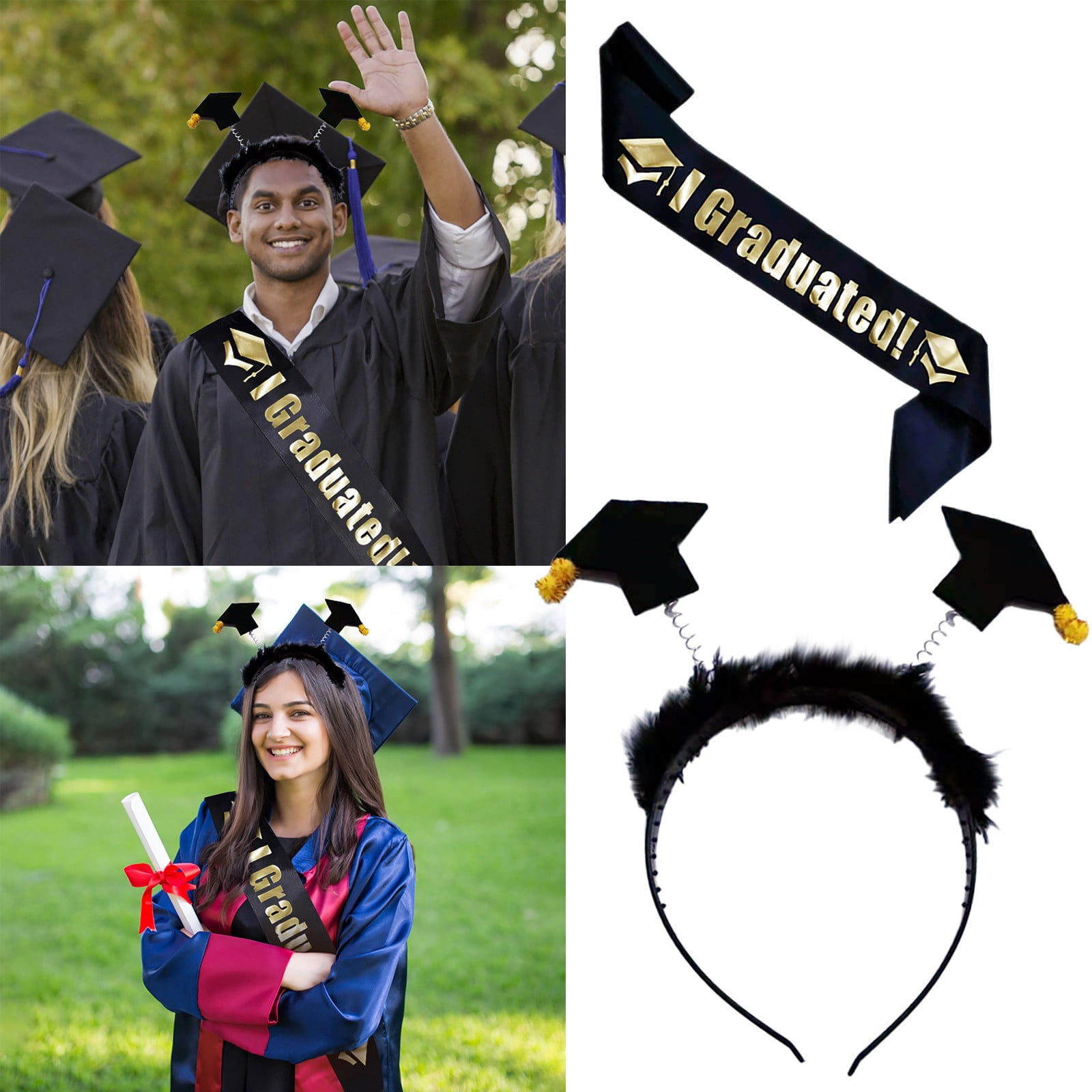 Graduation Party Supplies Head Boppers Headband Guopo Class Of 2022 ...